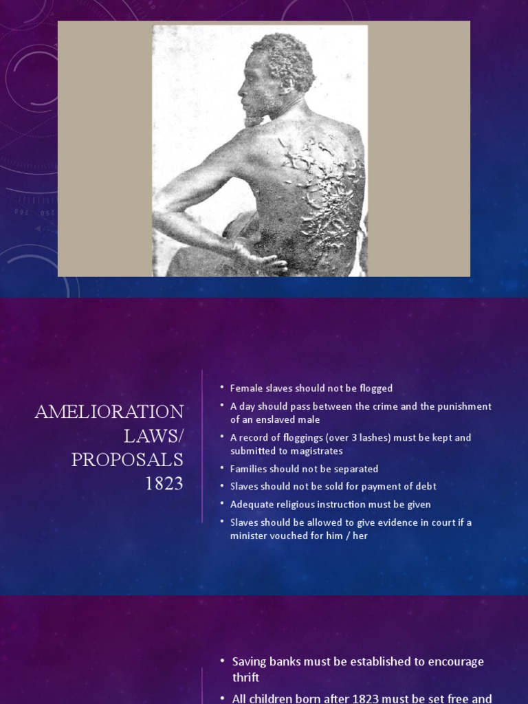 Movements Towards Emancipation Part 2 - Amelioration | PDF | Slavery ...