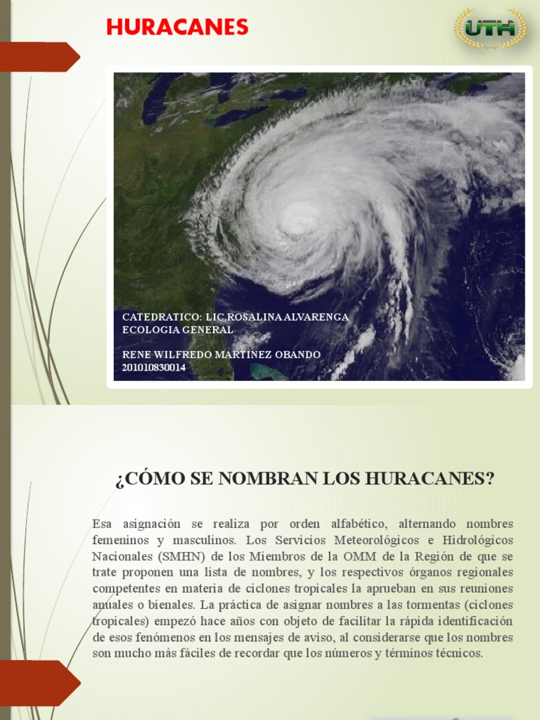HURACAN | PDF | Ciclones tropicales | Peligros Naturales