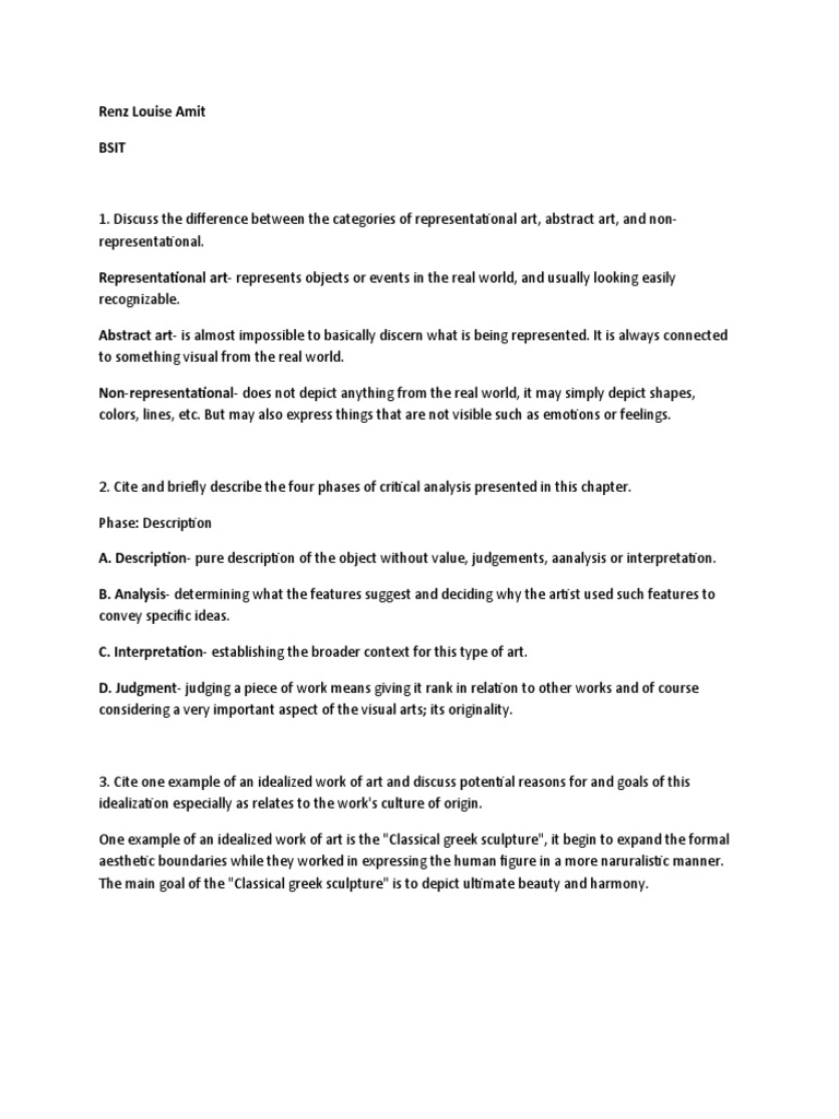 Art Analysis and Styles | PDF