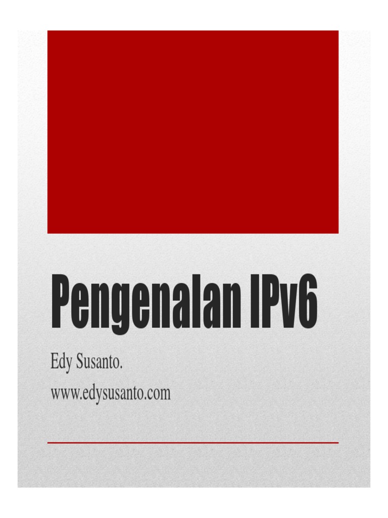 Pengenalan IPv6 | PDF