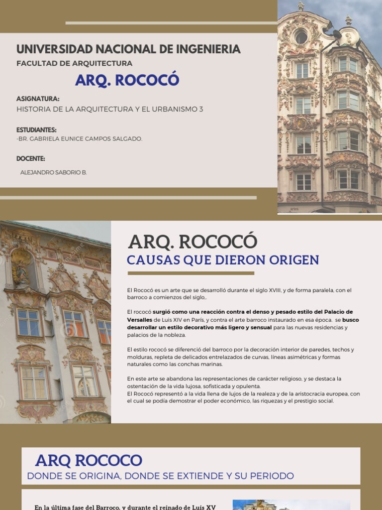 Arq. Rococó. Gabriela Campos. 2m1ab 22.09.22 | PDF