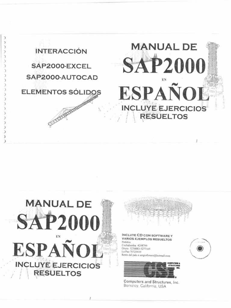 Manual de Sap 2000 en Espanol | PDF