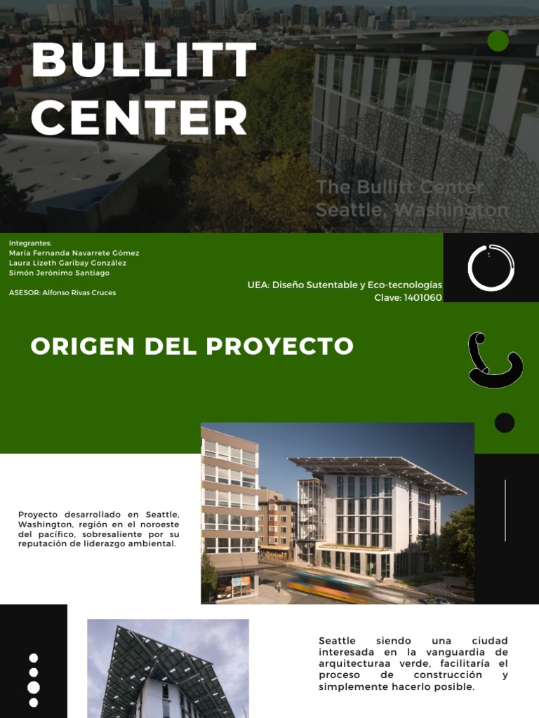 Bullitt Center: Diseño Sostenible en Seattle | PDF | Sustentabilidad ...