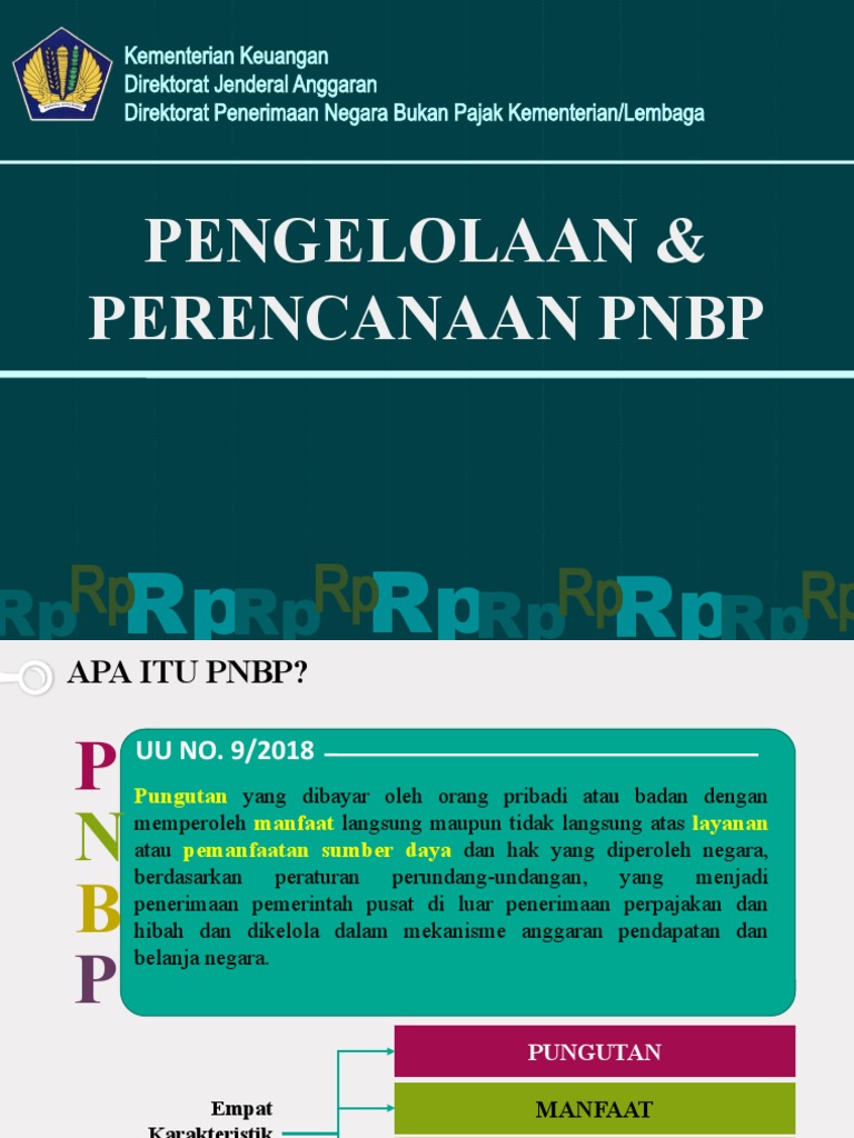 Pengelolaan PNBP Kementerian Keuangan | PDF