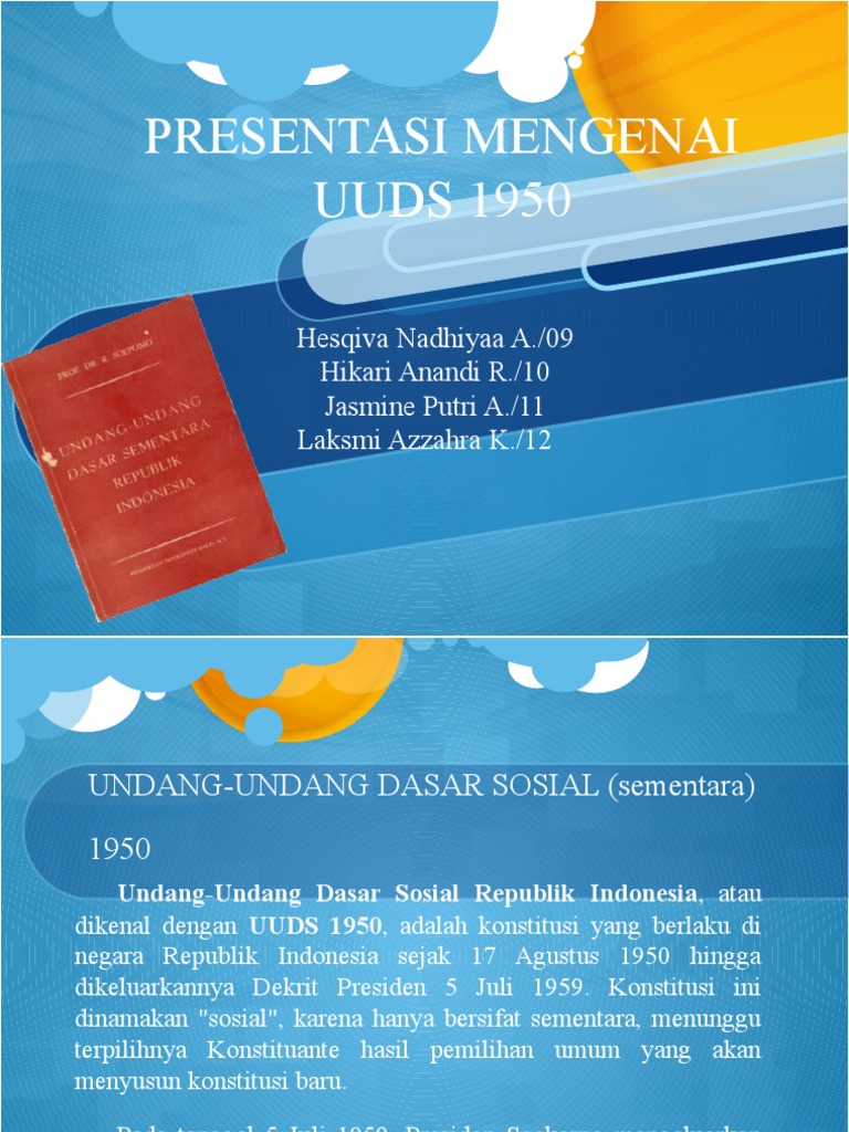 Presentasi UUDS 1950 PKN | PDF