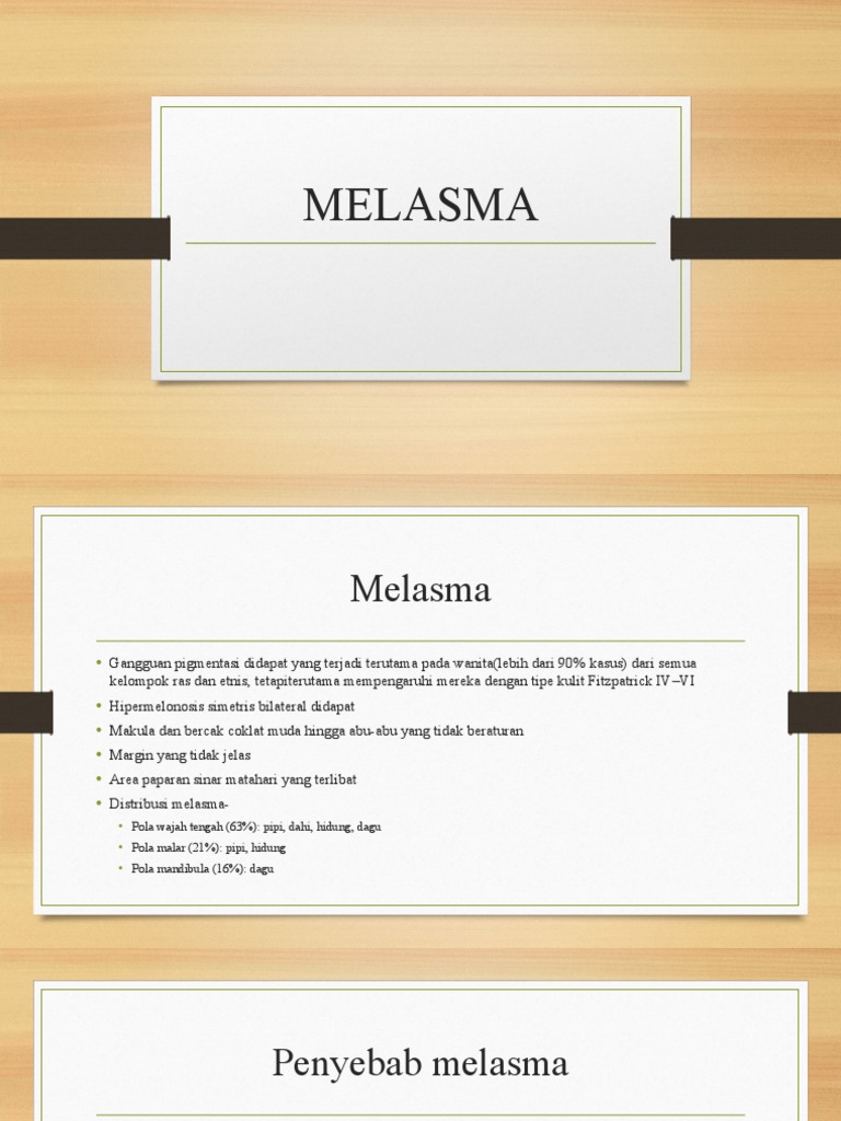 Panduan Lengkap Melasma dan Perawatannya | PDF | Memasak, Makanan ...