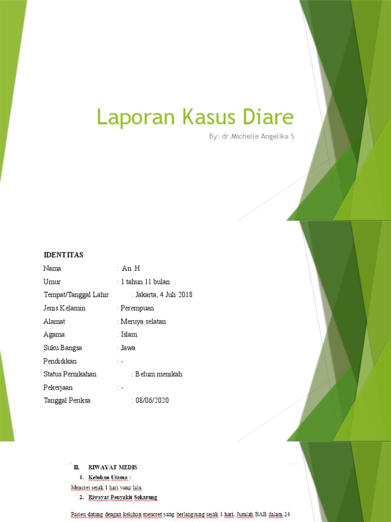 Laporan Kasus Diare | PDF