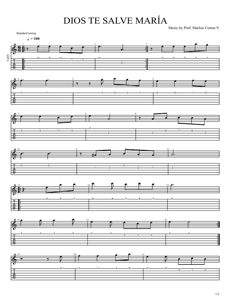 Dios Te Salve María | PDF