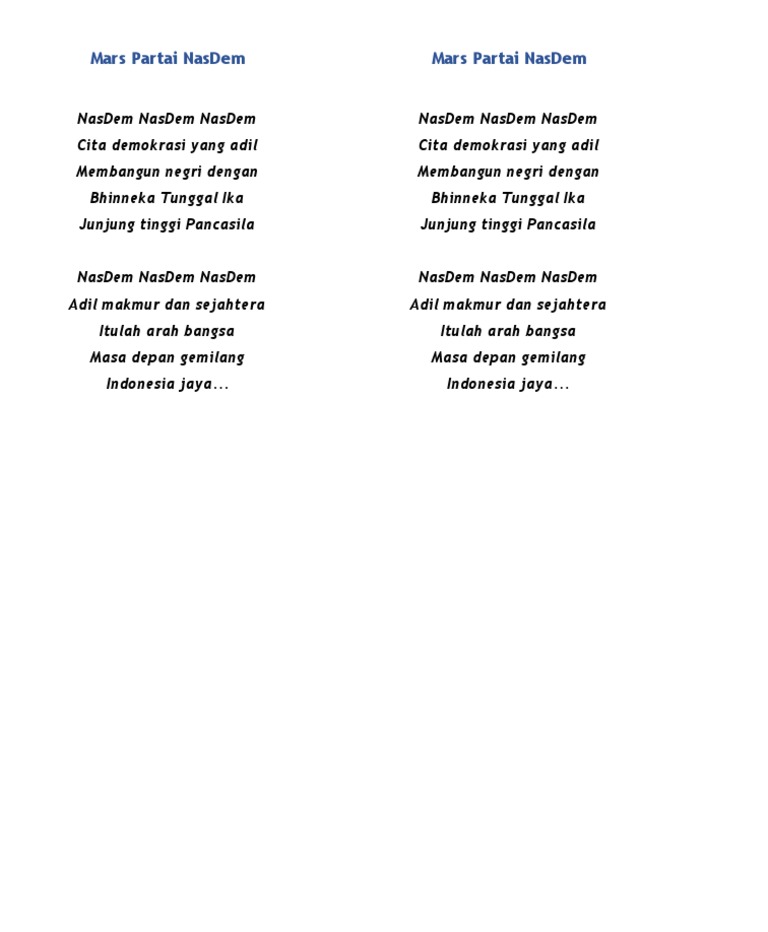 Mars Partai NasDem | PDF
