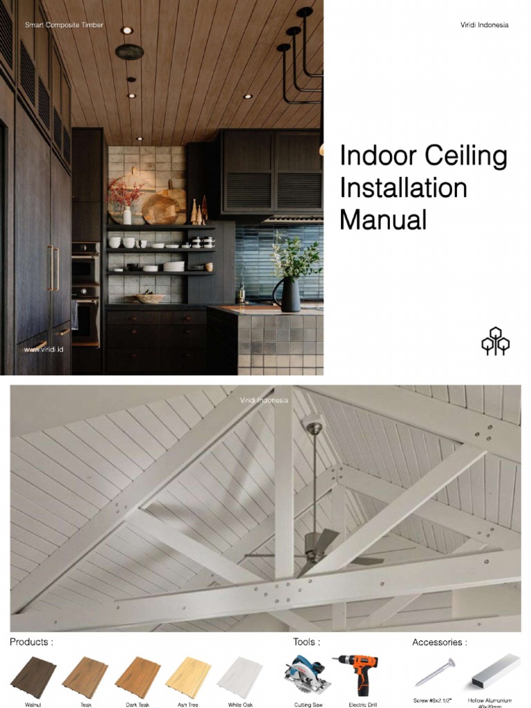 Indoor Ceiling Installation Manual | PDF