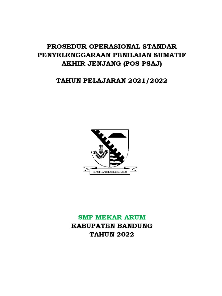 Pos Psaj SMP 2022 (NS) 1 | PDF