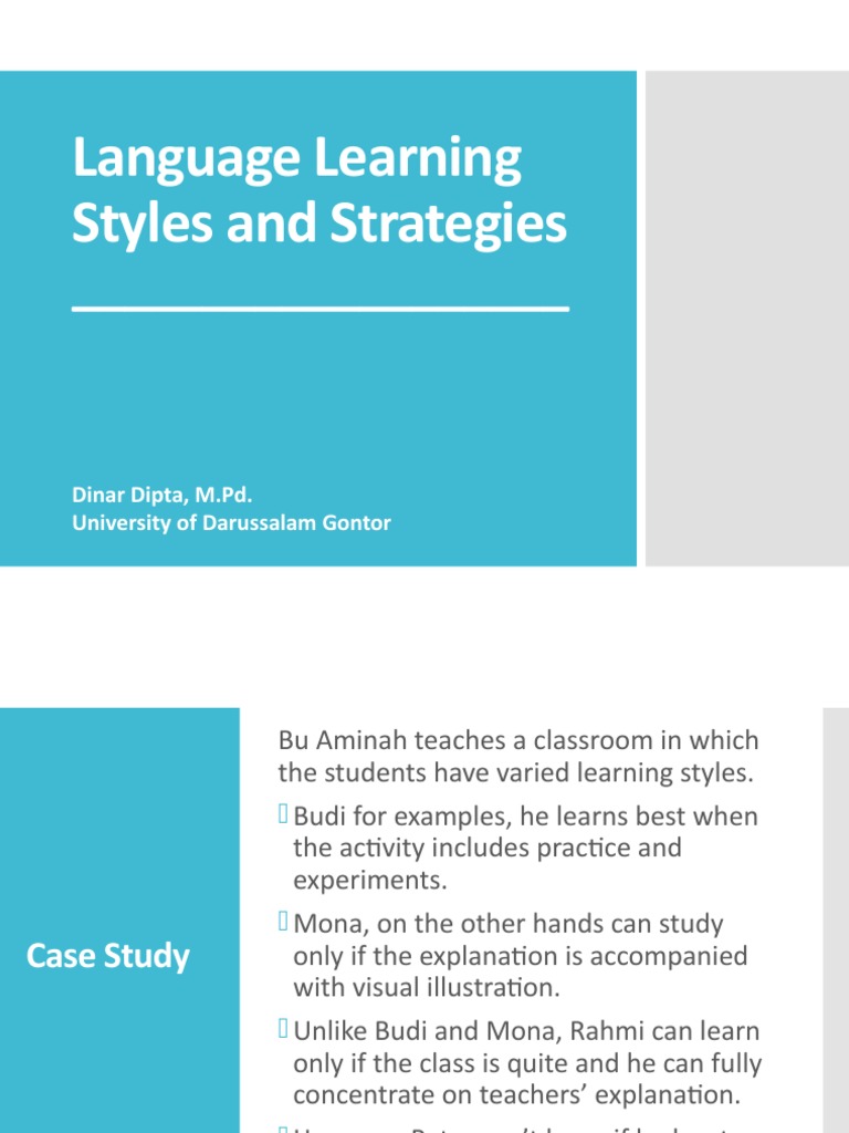 Learning Styles and Strategies | Download Free PDF | Learning ...