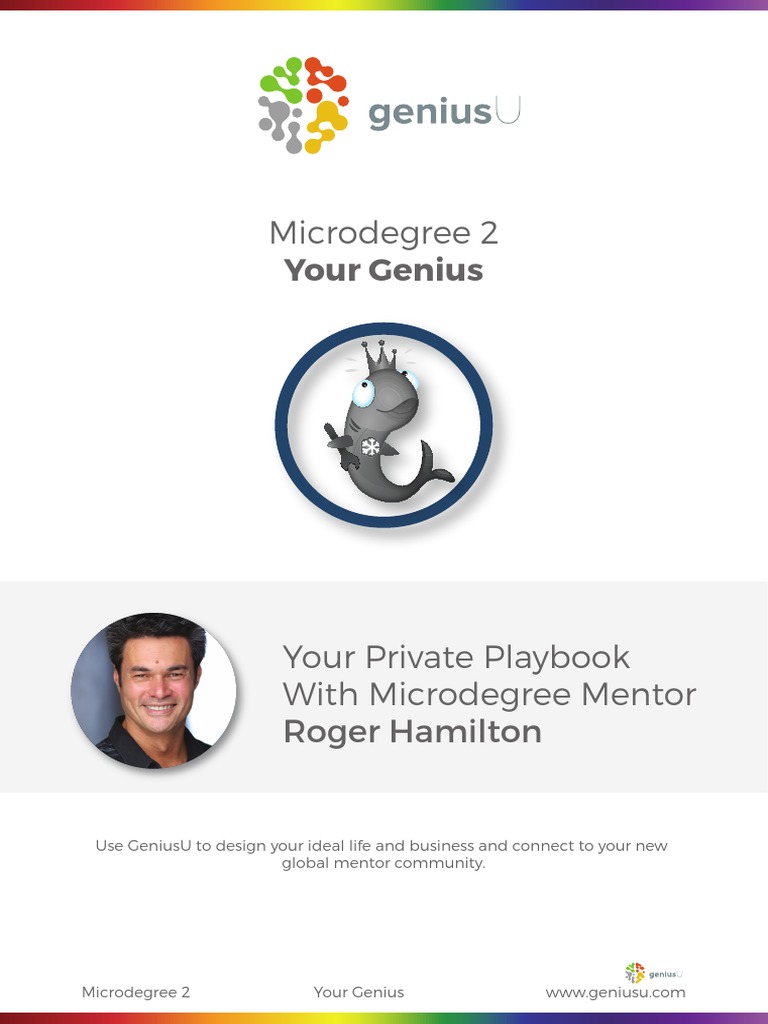 02+Your+Genius+Playbook Steel | PDF | Leadership | Learning