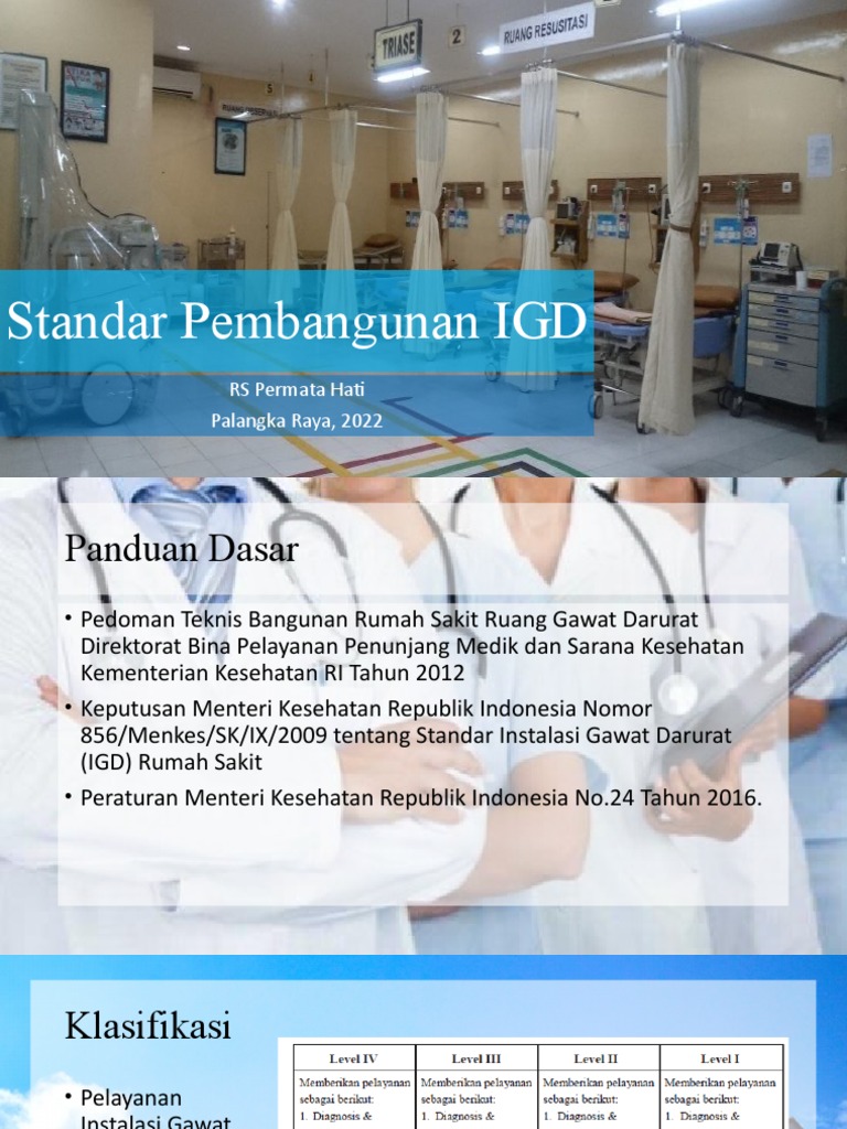 Standar Pembangunan IGD | PDF