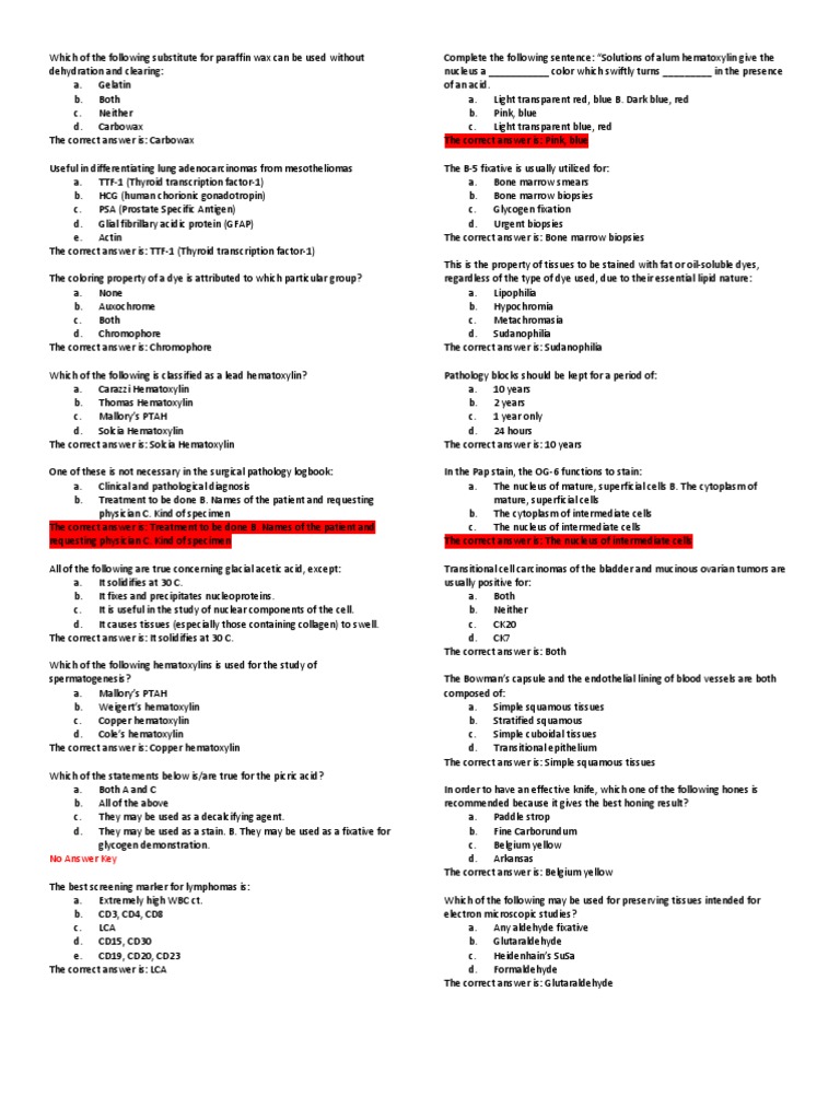 Histopath Samplex Pool | PDF | Fixation (Histology) | Staining