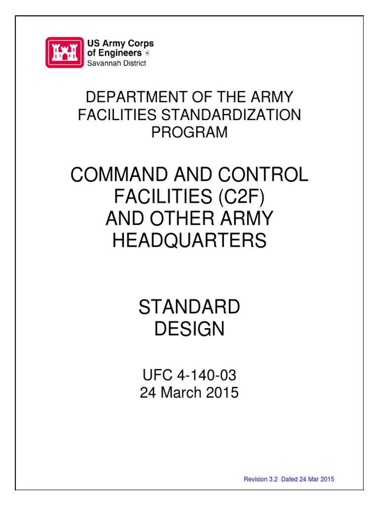 UFC 4-140-03 Vol 1 of 7 C2F ArmyHQ STD DGN Rev 3.2 | PDF | Division ...