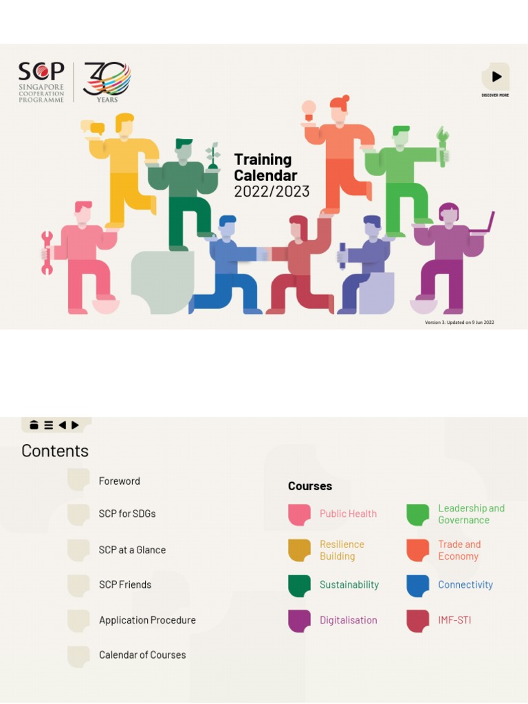 SCP Training Calendar 2022/2023 | PDF | Sustainability | Climate Change
