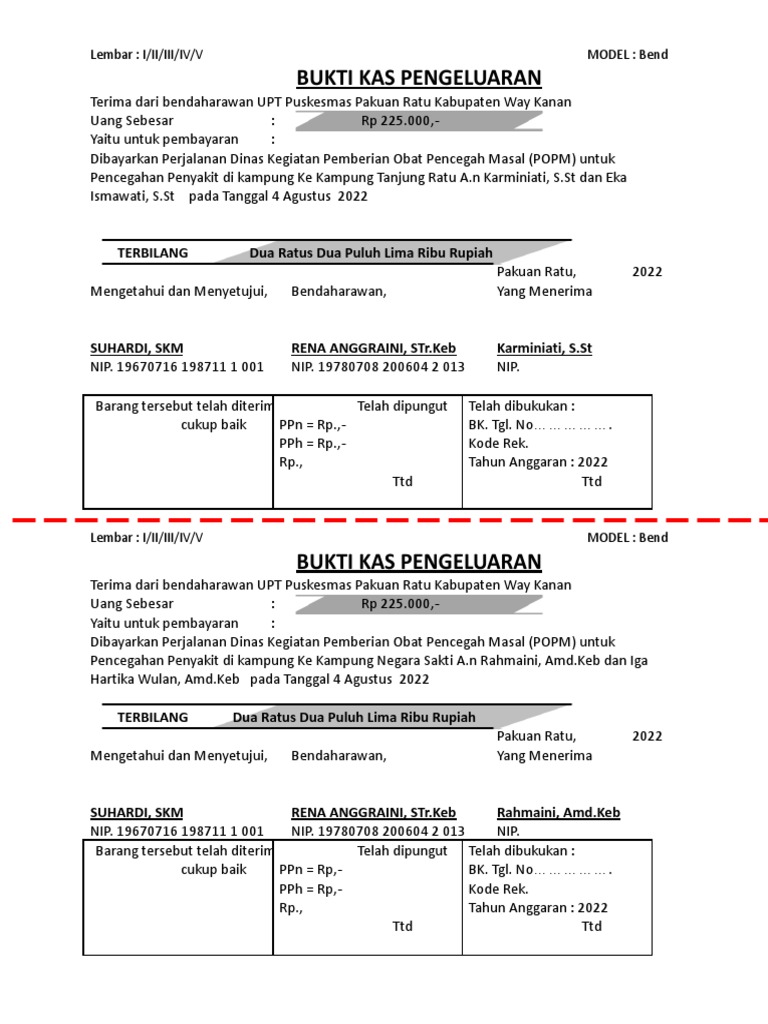 BKP Agustus (3 - 3 | PDF
