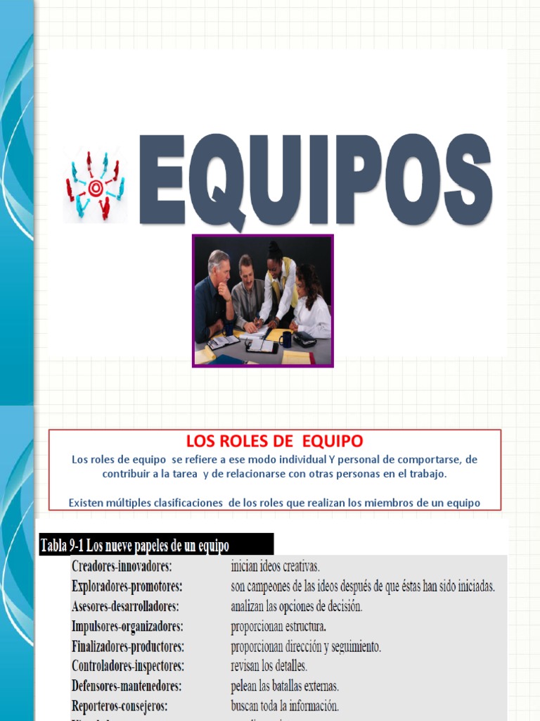 Roles de Equipo | PDF