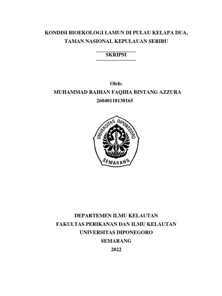 Skripsi - Muhammad Raihan Faqiha Bintang Azzura - 26040118130165 | PDF
