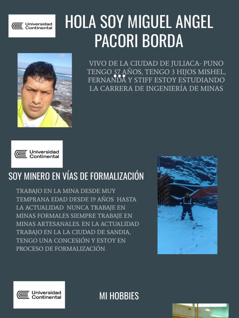 Hola Soy Miguel Angel Pacori Borda | PDF