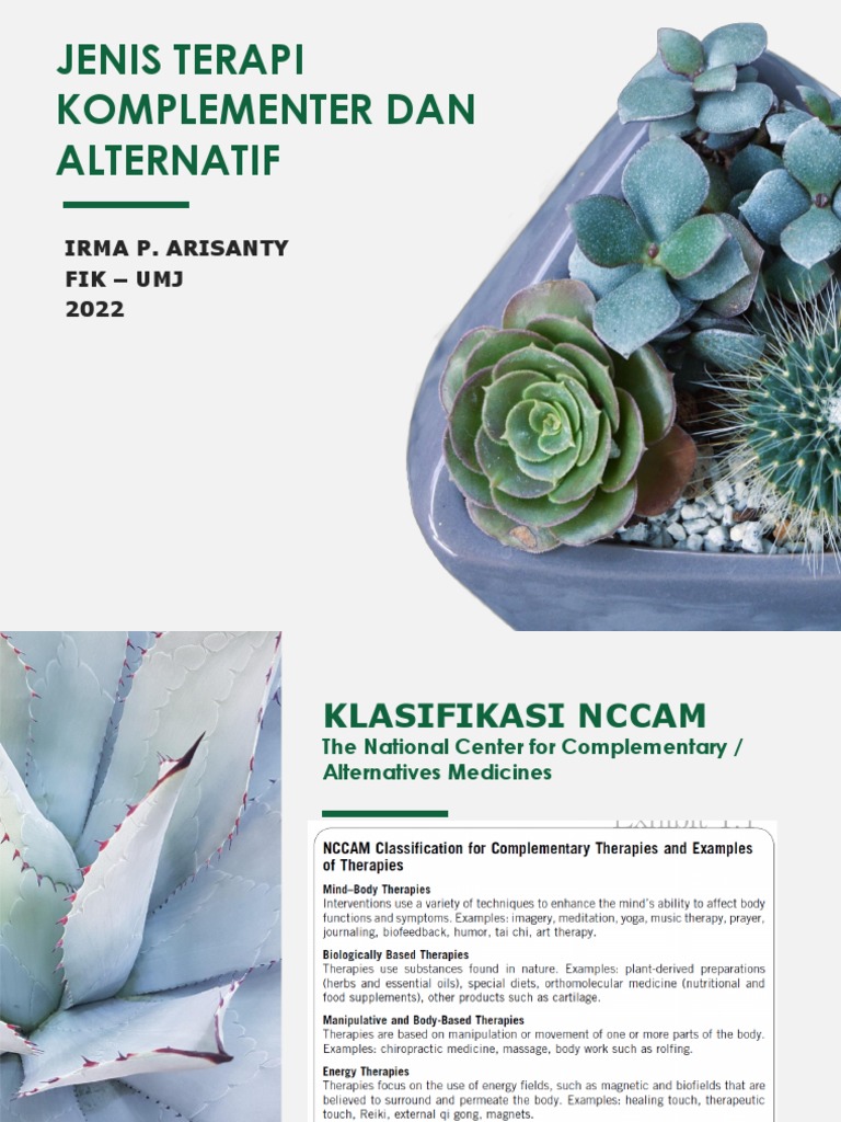 2022 - Jenis Terapi Komplementer Dan Alternatif | PDF 2022 - Jenis Terapi Komplementer Dan Alternatif | PDF