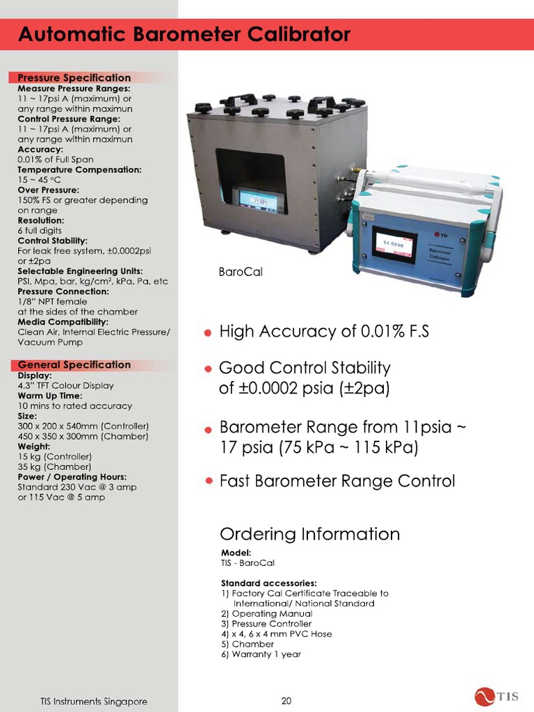 Barocal | PDF | Pressure | Physical Quantities