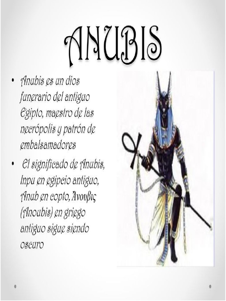 Significado de Anubis | PDF