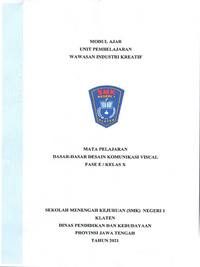 4.modul DKV - Dasar-Dasar Desain Komunikasi Visual | PDF