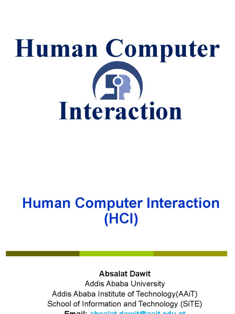Chapter 1 - I | PDF | Graphical User Interfaces | Human–Computer Interaction