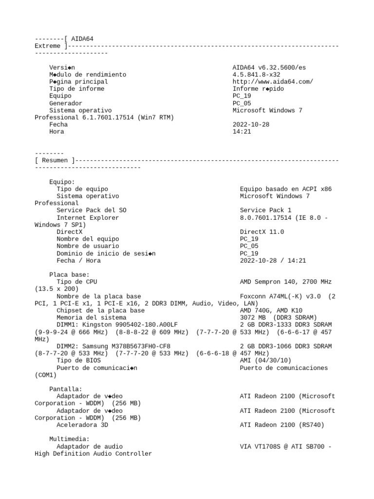 PC17 | PDF | Micro dispositivos avanzados | Memoria de acceso aleatorio