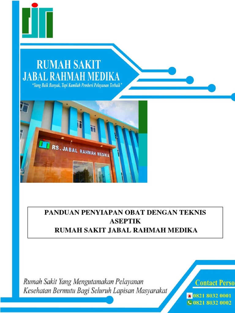 Panduan Aseptik Obat di Rumah Sakit | PDF | Kesehatan Holistik