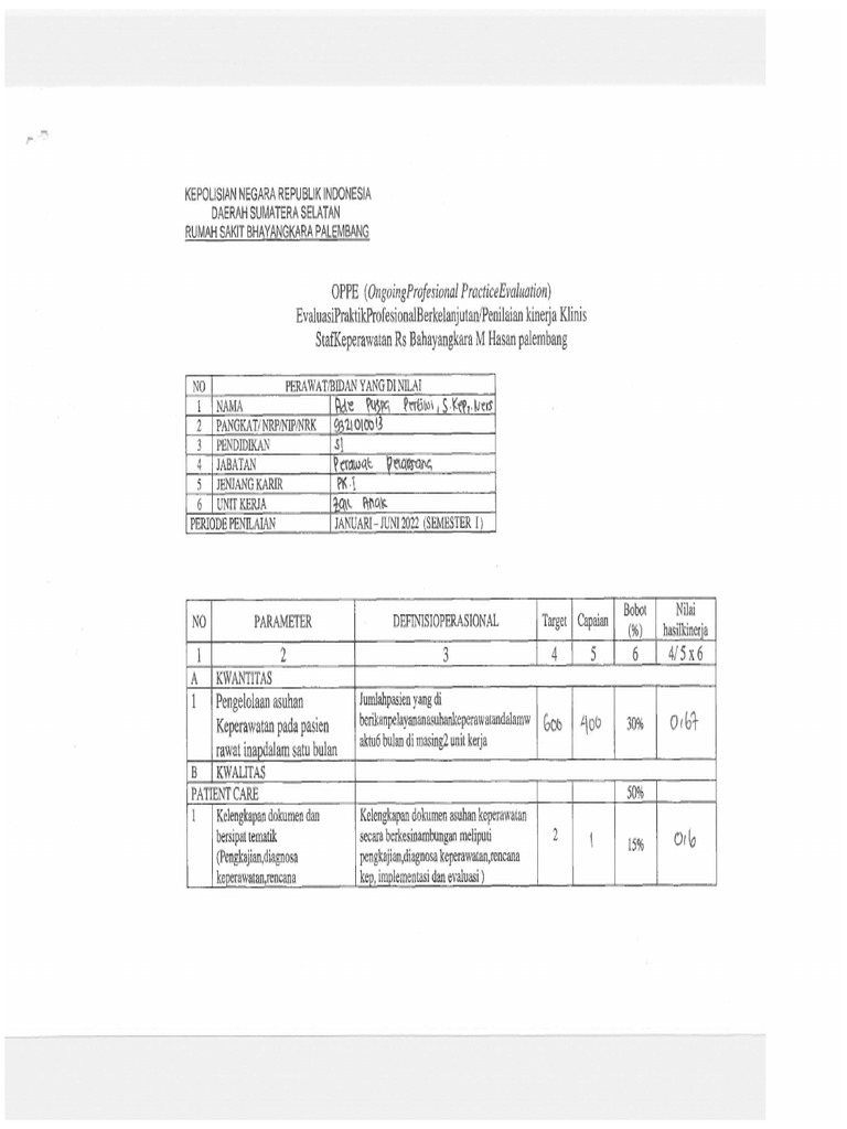 Oppe Pegawai Part 1 | PDF