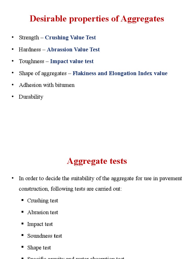Unit2 - Chapter4 - Aggregate & Bitumen Tests | PDF | Asphalt | Viscosity