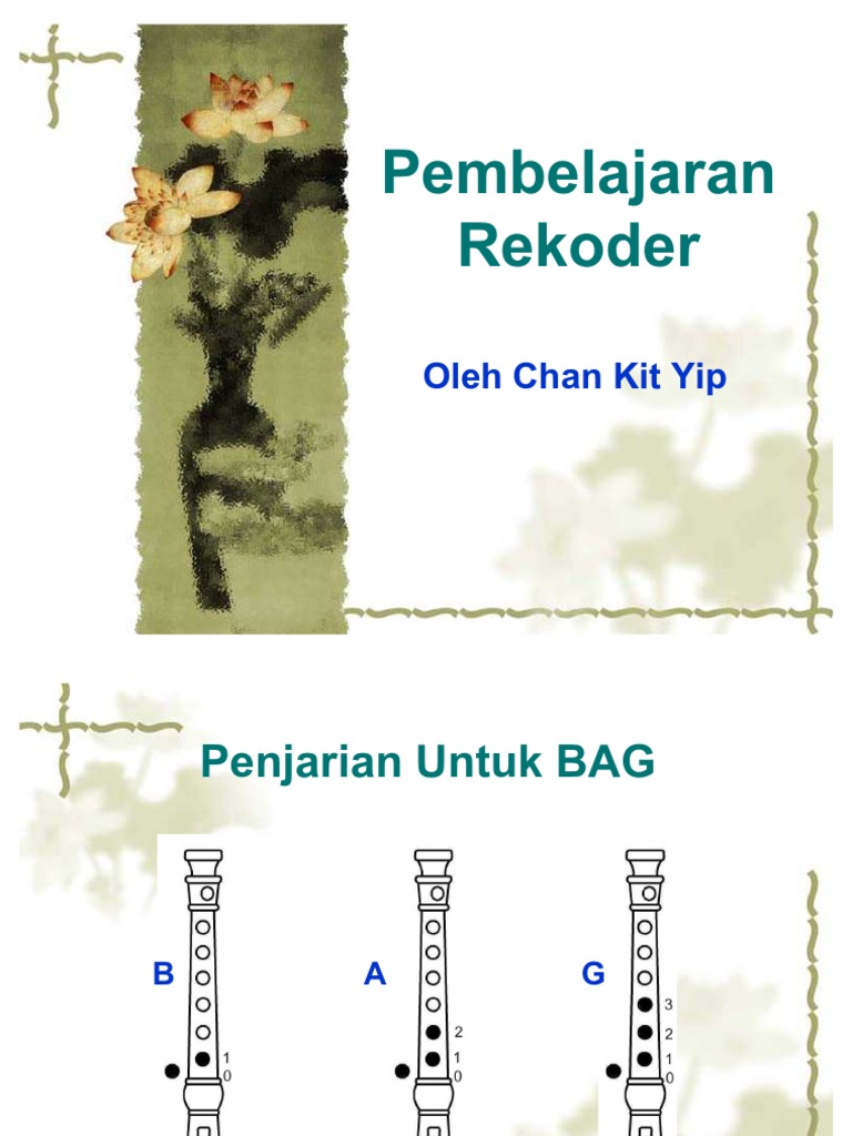 01 Belajar Rekoder | PDF