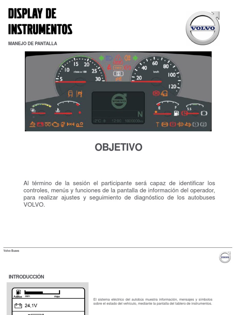 Volvo Buses - Tips Display de Instrumentos | PDF | Autobús ...