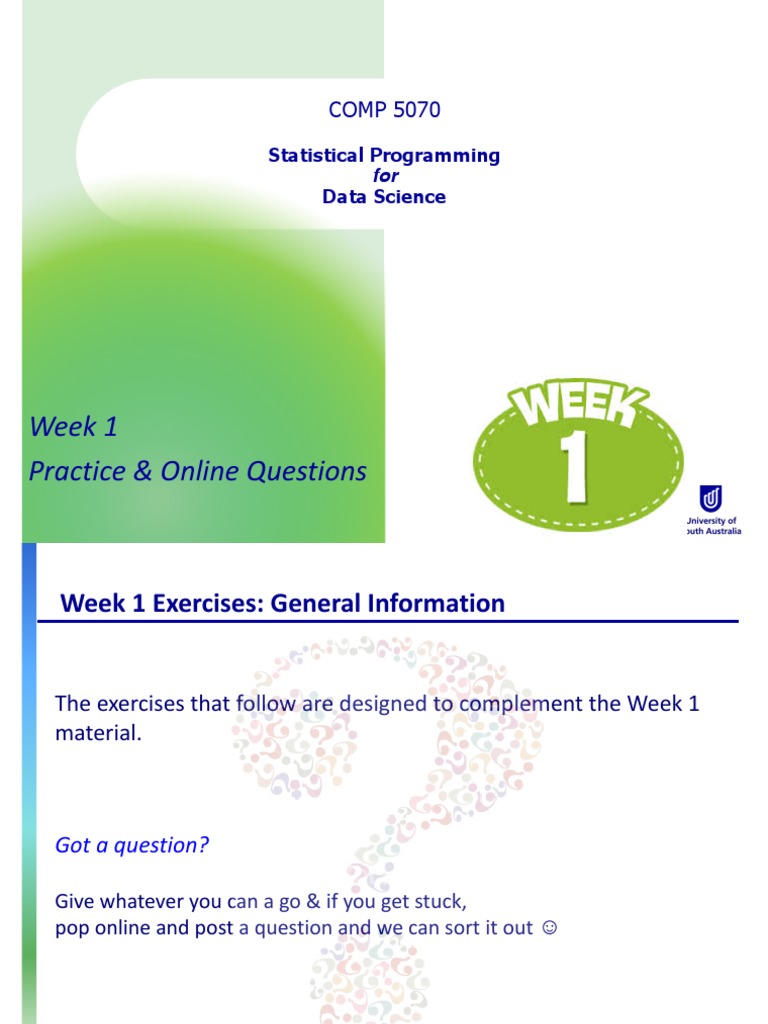 COMP5070 Week 01 Practice | PDF | Boolean Data Type | Triangle