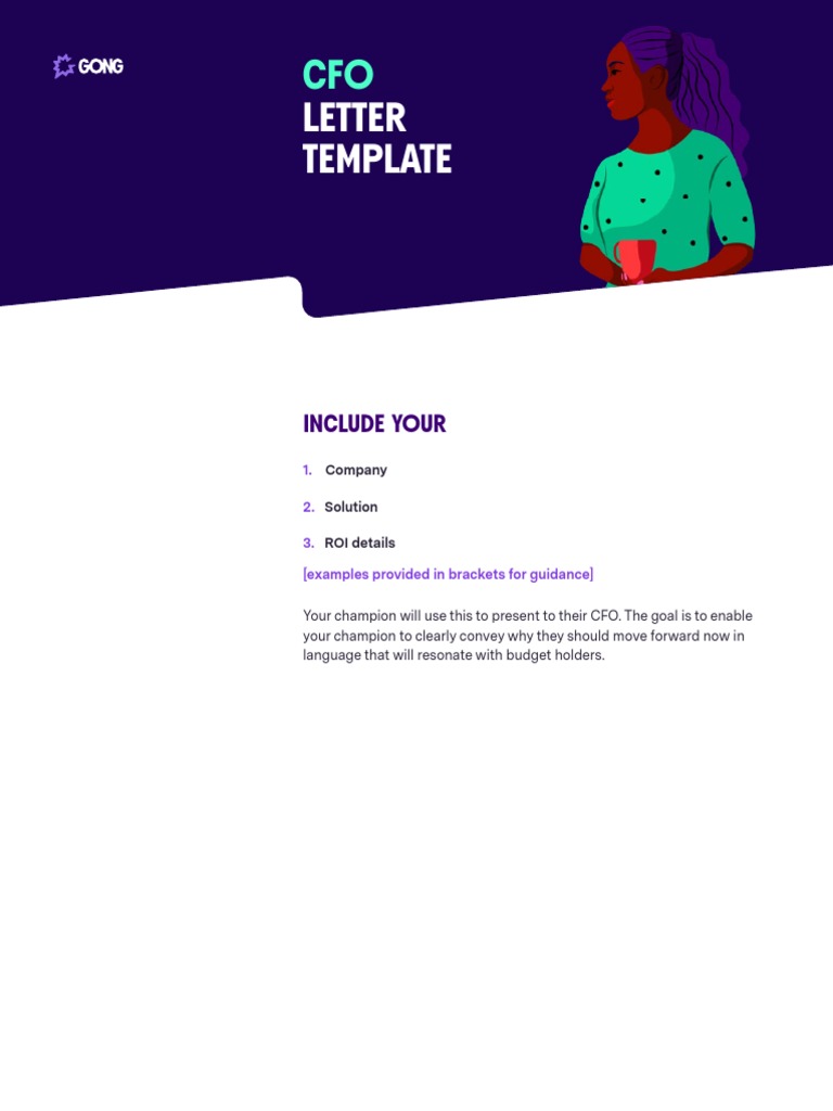 CFO Letter Template | PDF