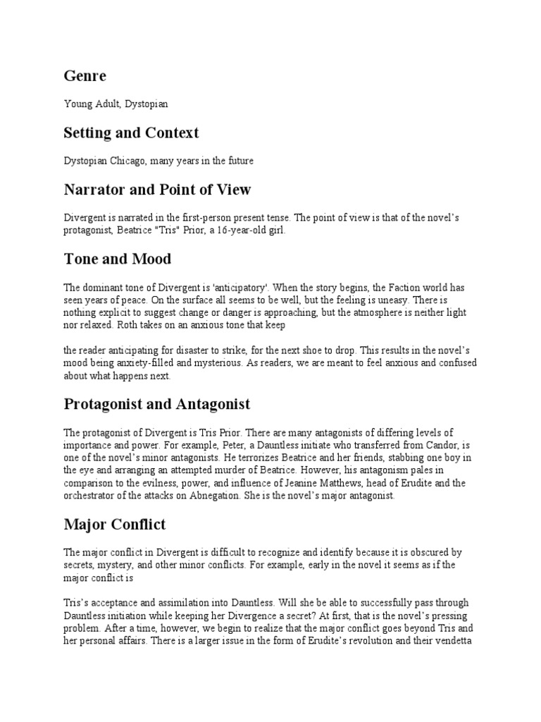 Divergent For LC | PDF | Divergent (Novel)