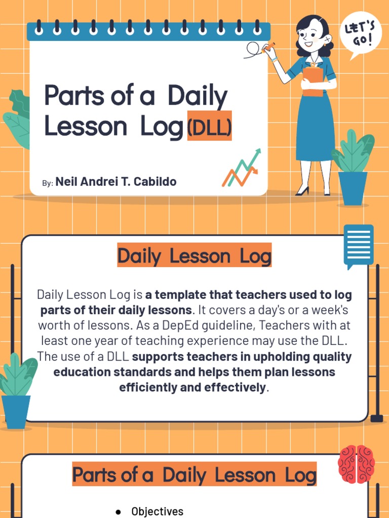 Parts of A Daily Lesson Log (DLL) | PDF | Learning | Teachers Parts of A Daily Lesson Log (DLL) | PDF | Learning | Teachers