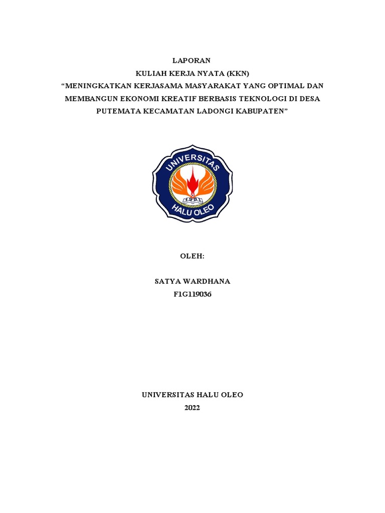 Laporan KKN Fix | PDF