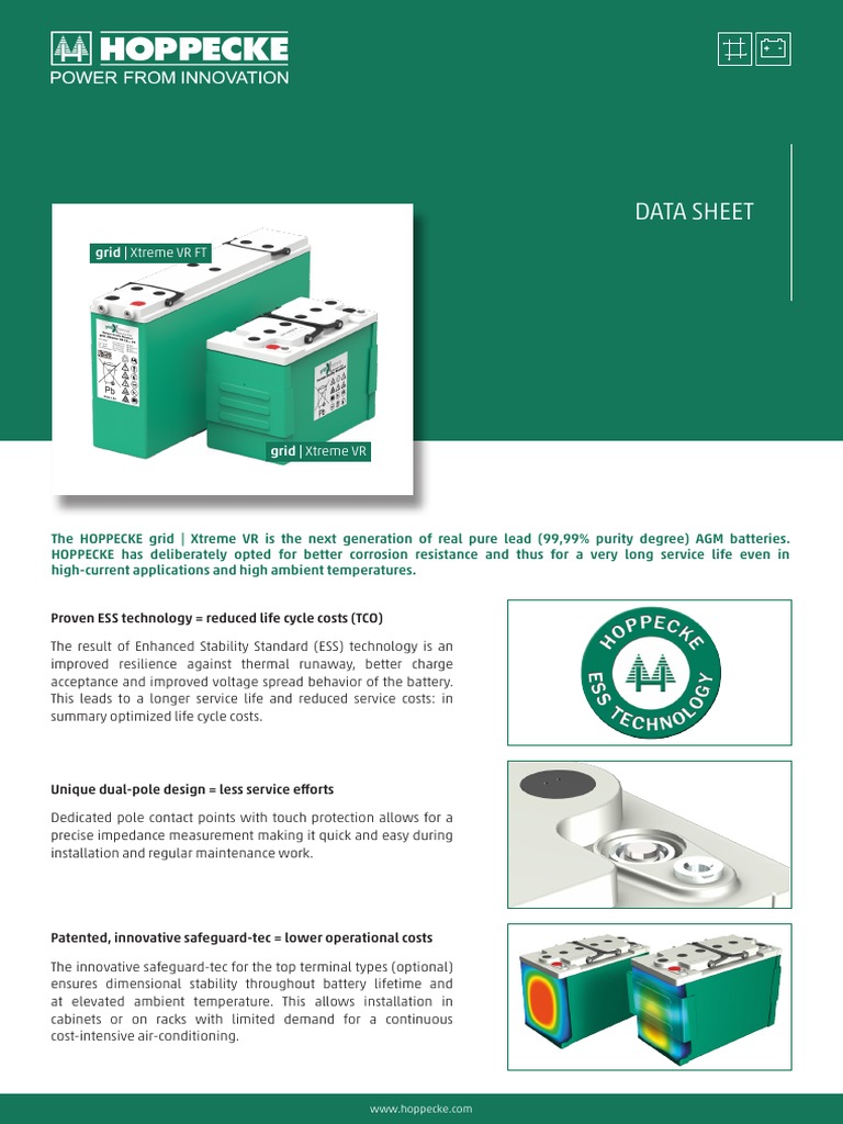 Grid Xtreme VR Data Sheet en | PDF | Electrical Grid | Electrical Engineering