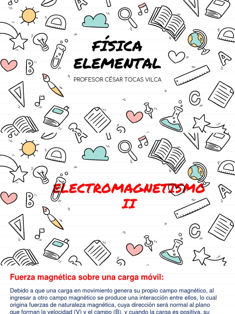 Electromagnetismo Ii | PDF | Inducción electromagnética | Campo magnético