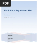 Pet Bottle Recycling Project Report | PDF | Recycling | Plastic