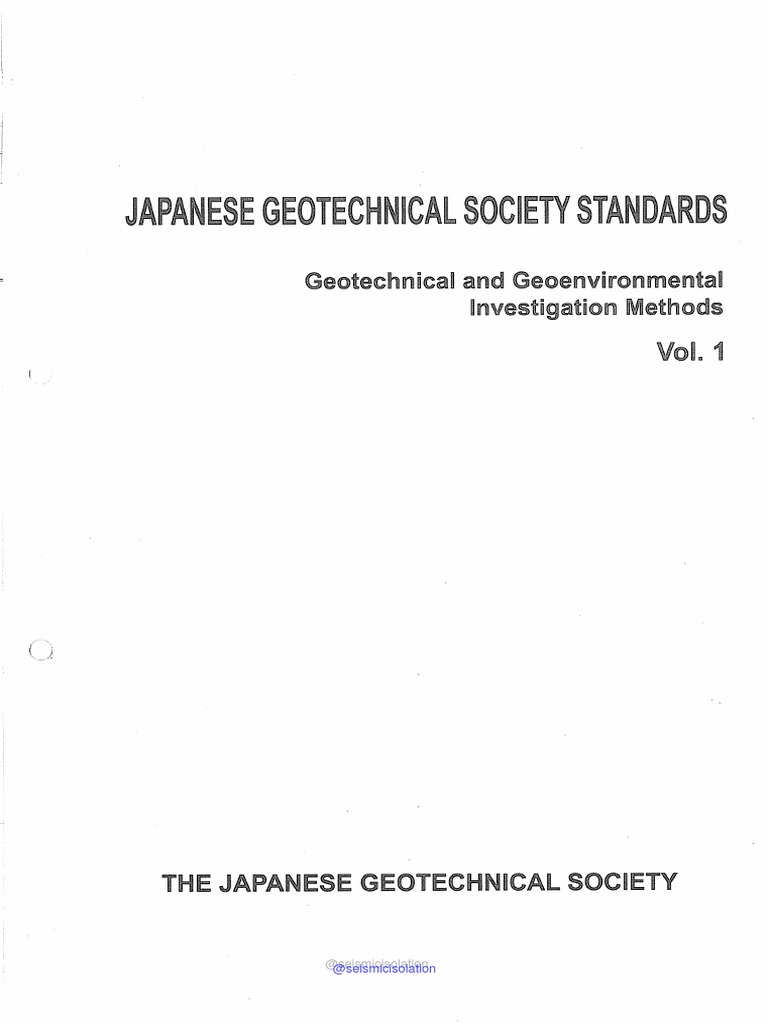 Geotechnical and Geoenvironmental Investigation Methods Vol 1 | PDF