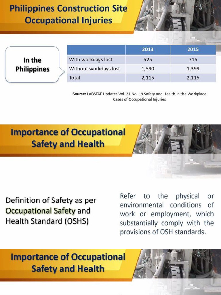 Occupational Safety and Health (OSH) | PDF