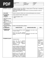 DLP Filipino 9 First Quarter | PDF