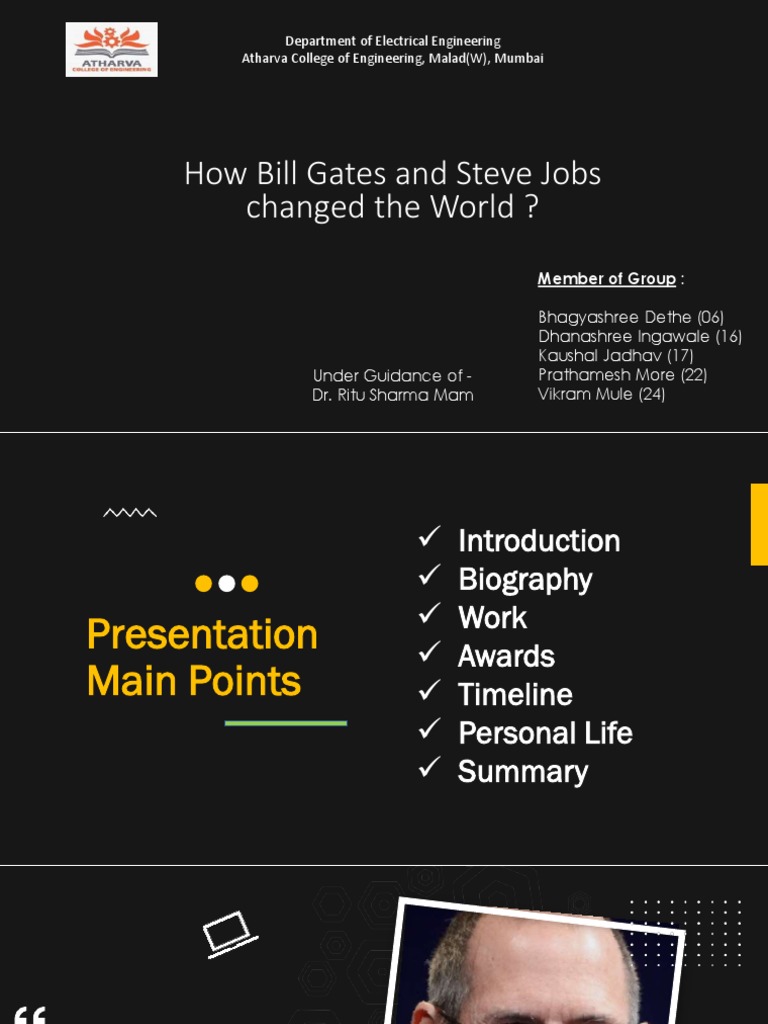 Gates and Jobs: Tech Titans' Impact | PDF | Apple Inc. | Steve Jobs