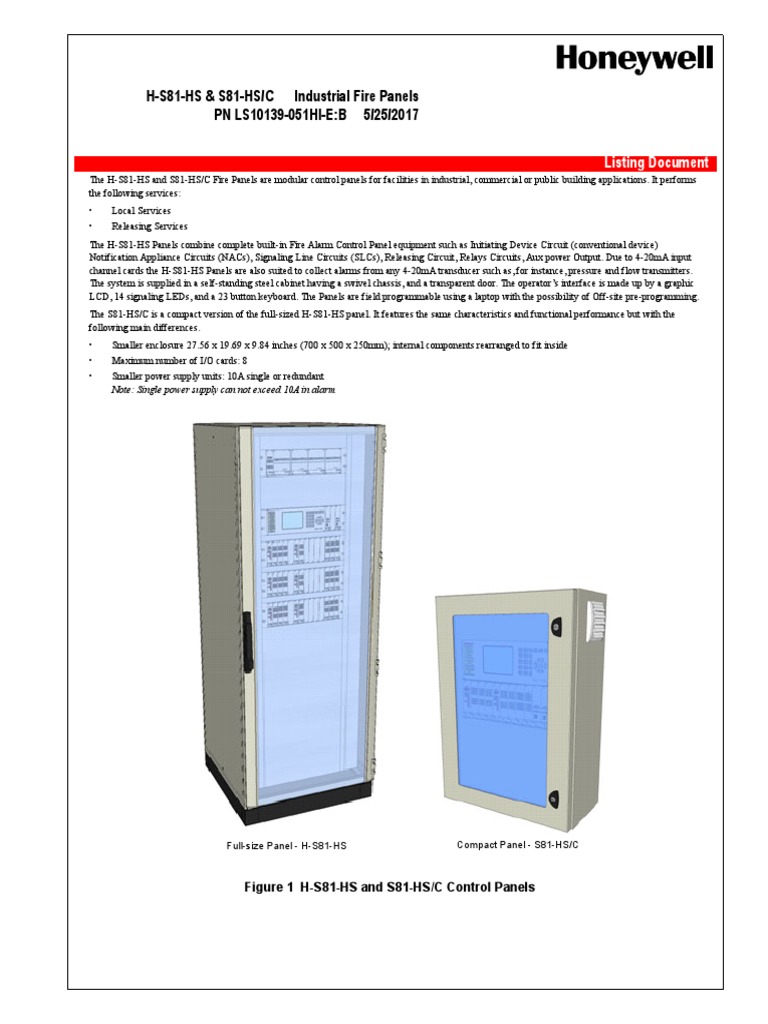 COMPACT PRODUCT MANUAL H S81 HS Compact Panel Manual | PDF | Power Supply | Alternating Current