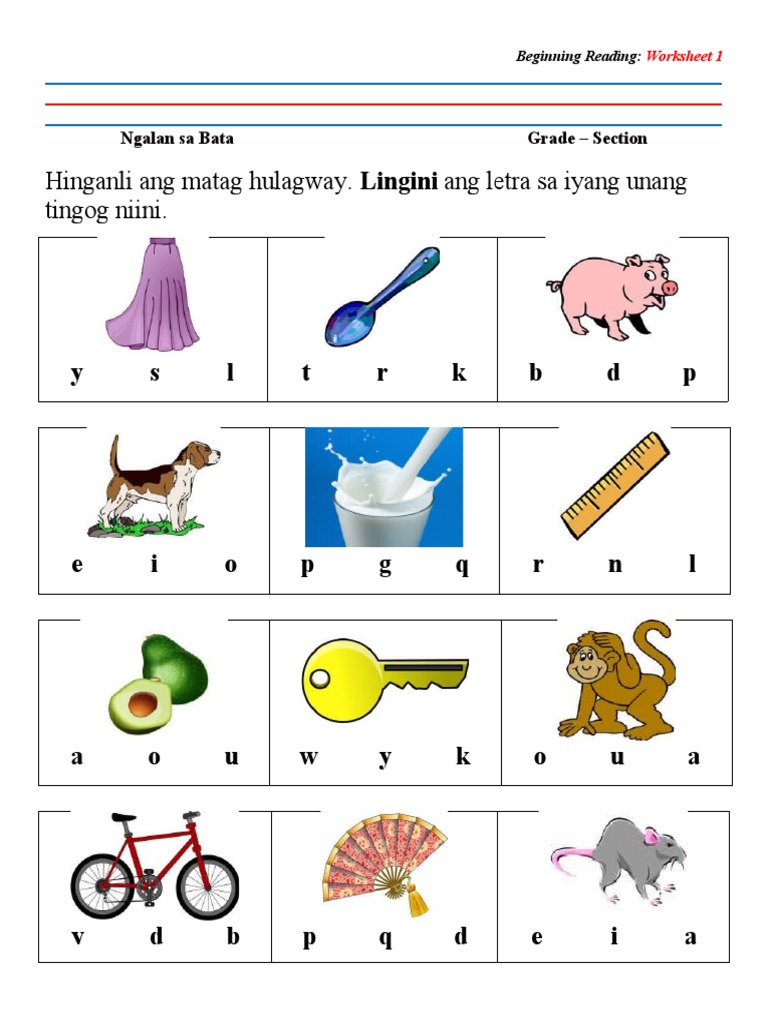 WORKSHEETS For Beginners | PDF